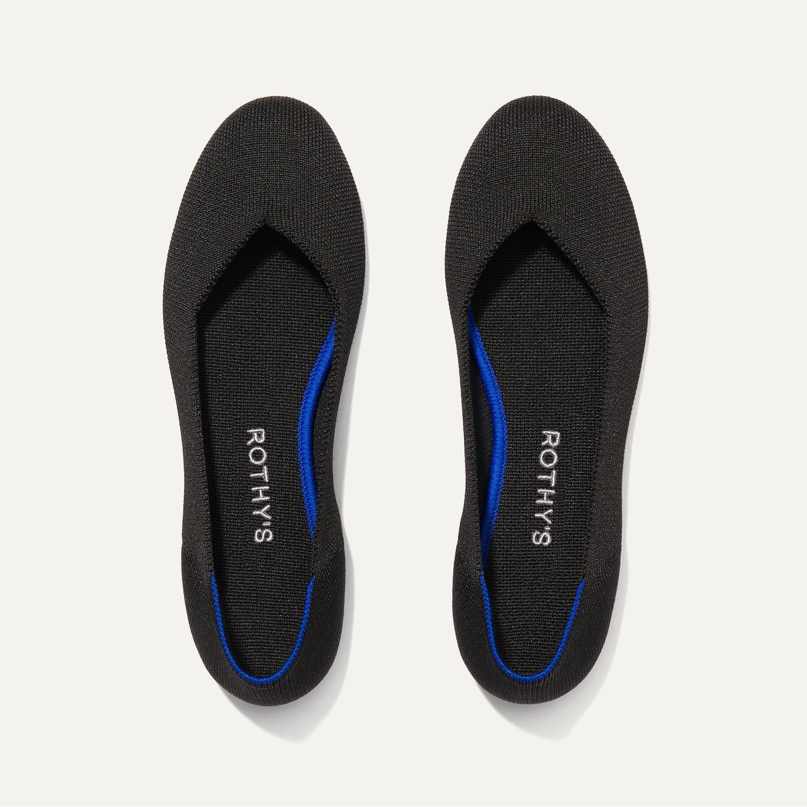 The Flat in Black Solid | Women's Shoes | Rothy's