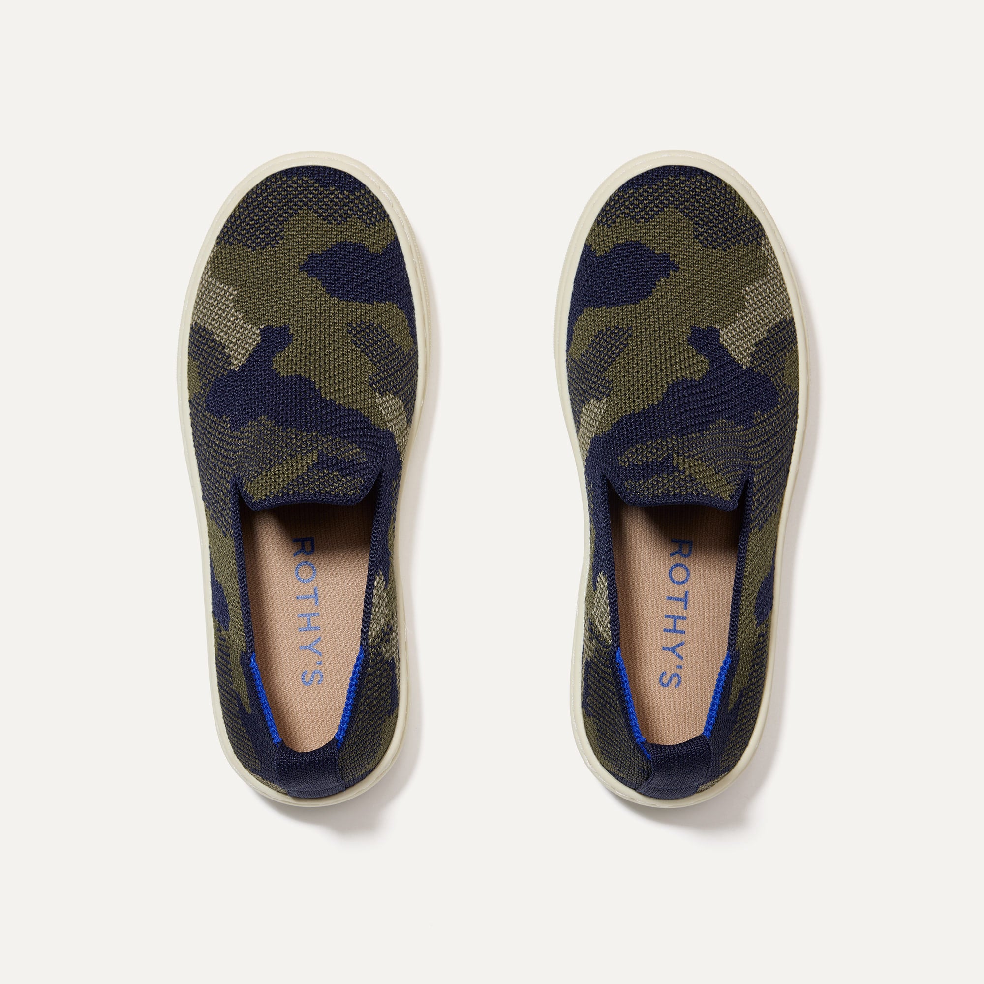 The Kids Sneaker in Spruce Camo | Kids Shoes | Rothy's