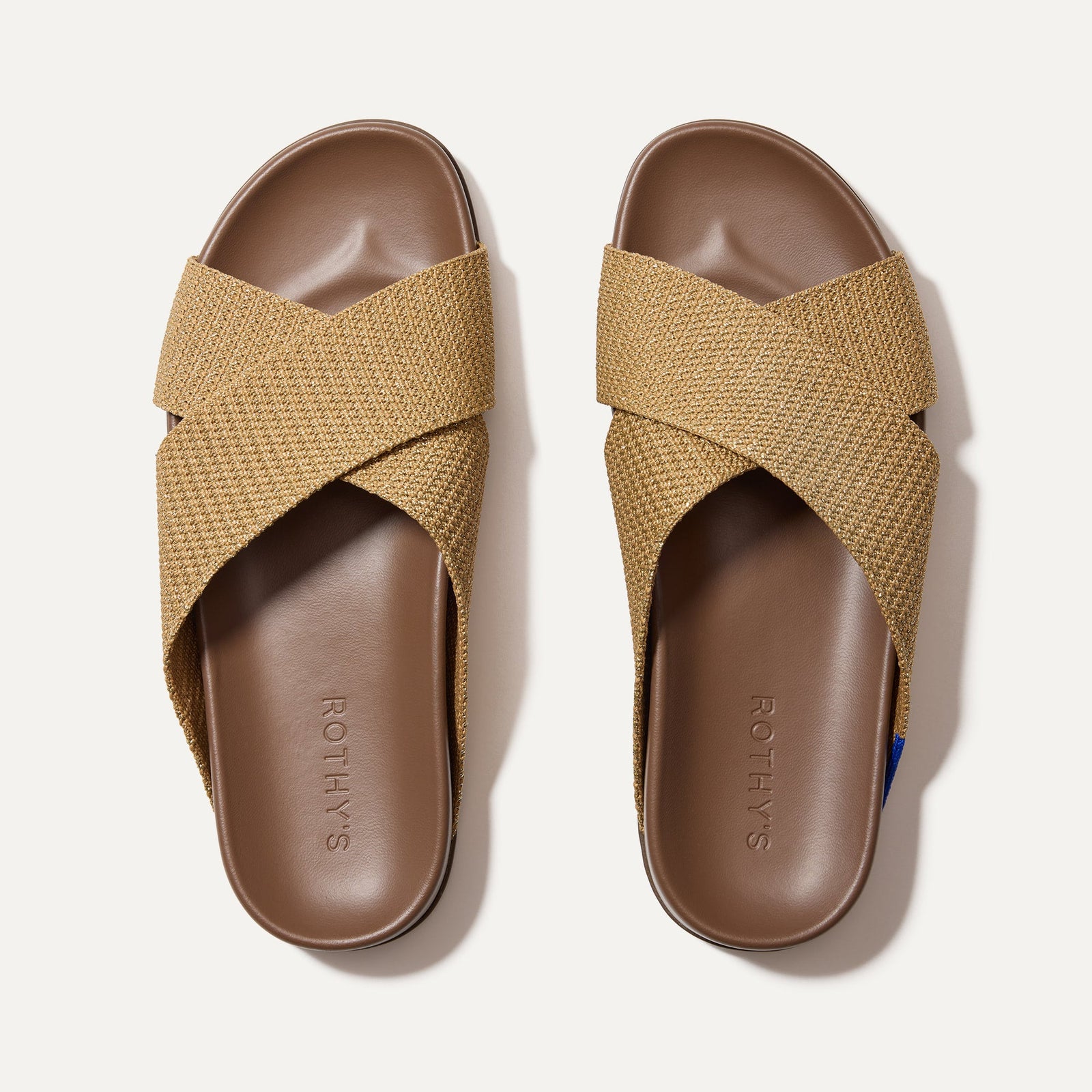 The Weekend Slide in Golden Sun | Women's Sandals | Rothy's