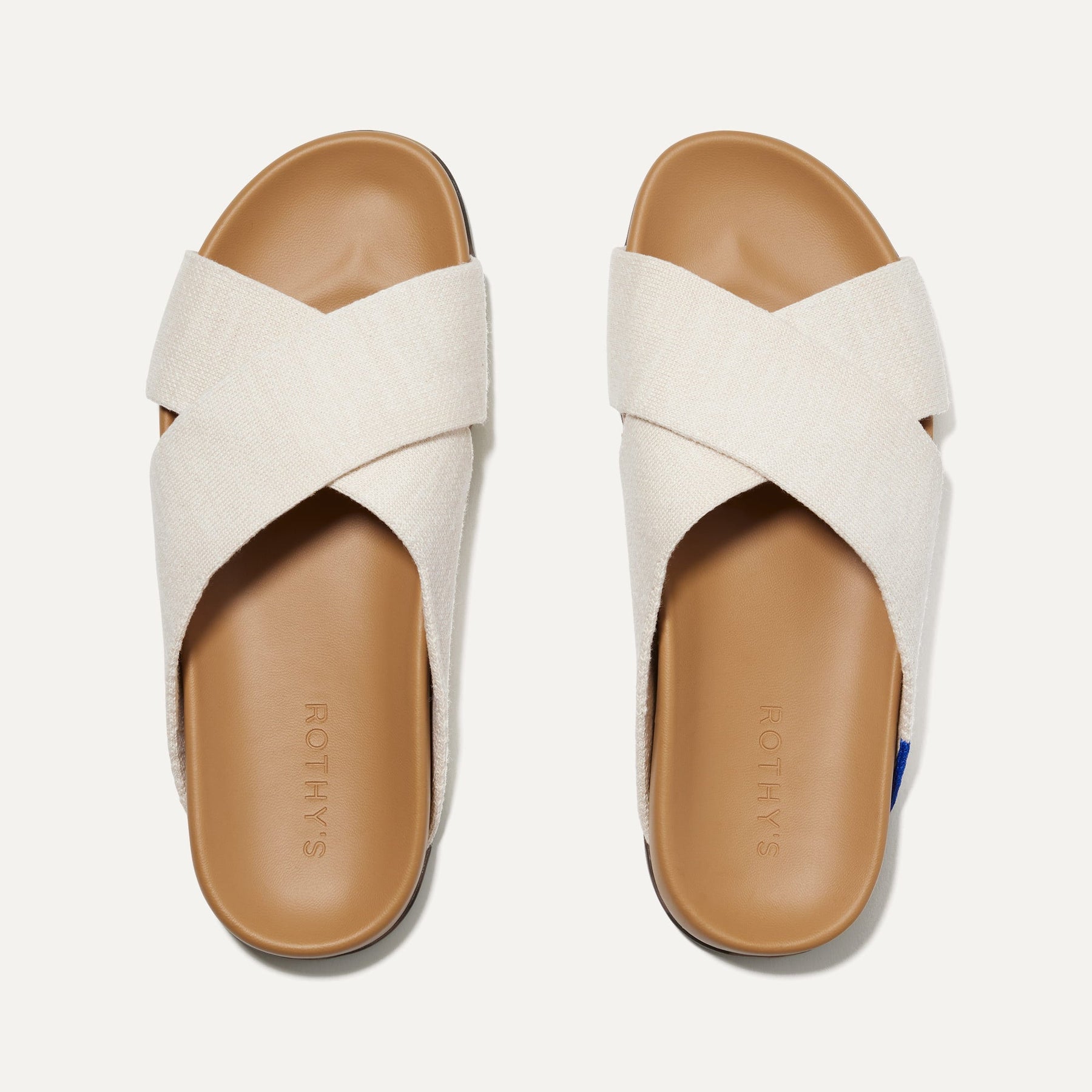 The Weekend Slide in Oat | Women's Sandals | Rothy's