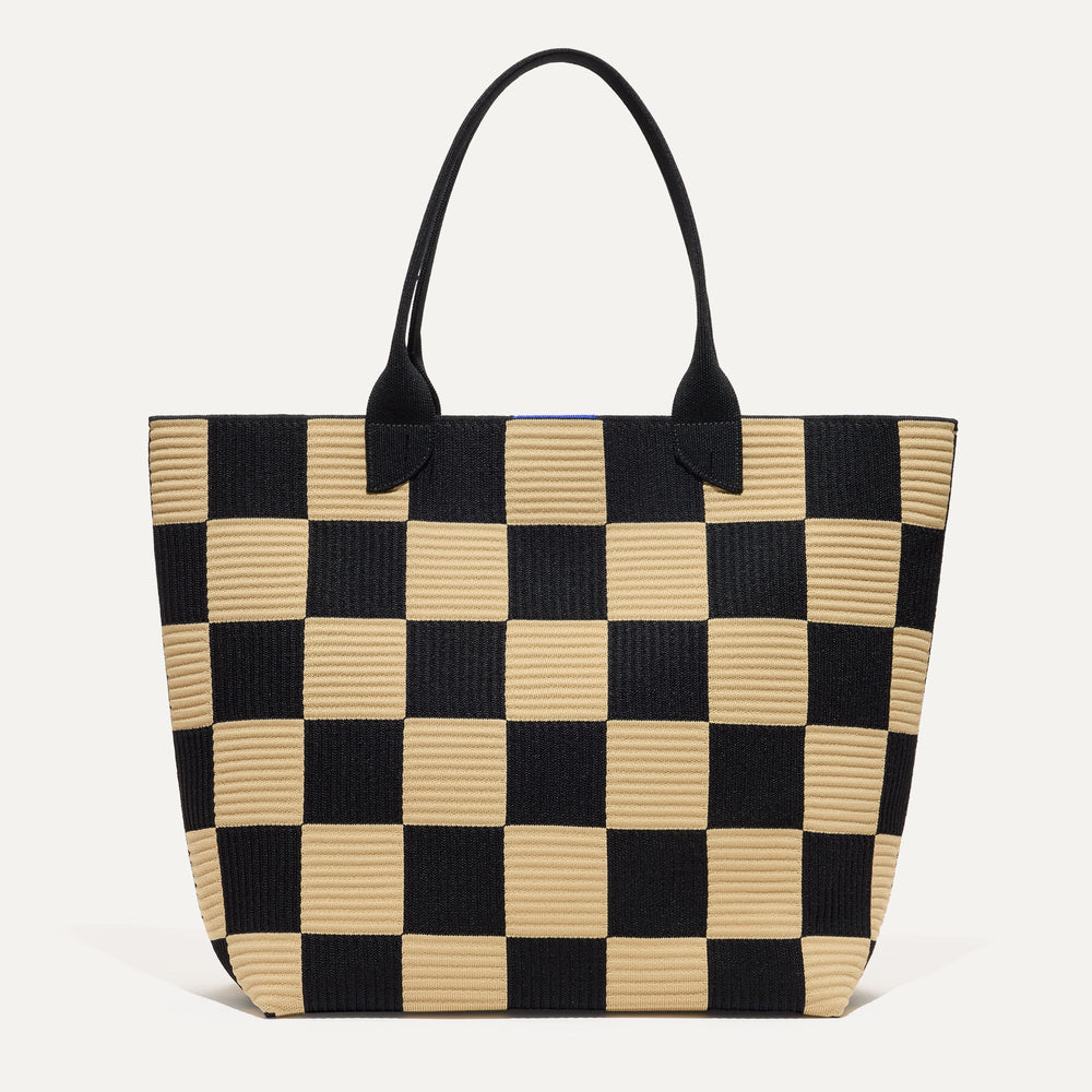The Lightweight Tote in Checker Classic | Rothy's