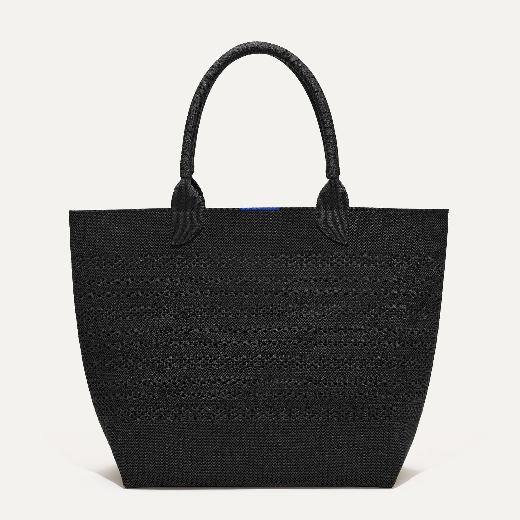 The Lightweight Tote in Black Crochet | Rothy's