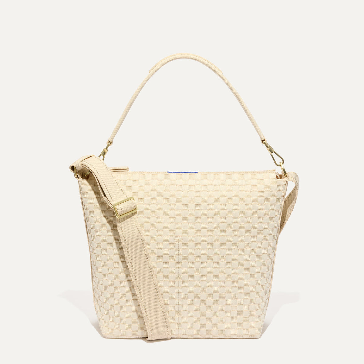 The Mini Zip Bucket in White Sand | Rothy's