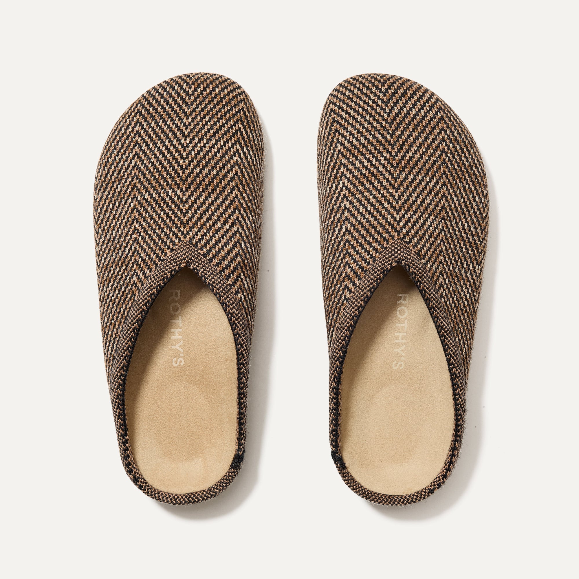 The Casual Clog in Spice Herringbone | Rothy's