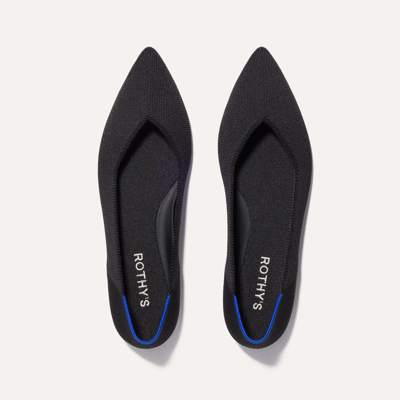 The Point II in Black | Regular & Wide Flats | Rothy's