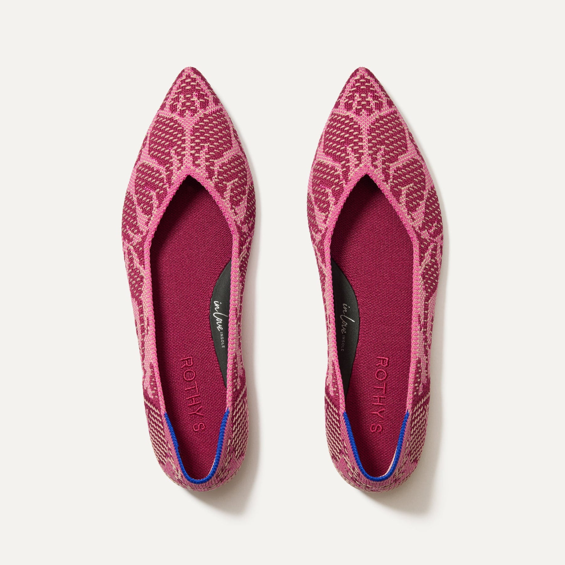 The Point II in Pink Bouquet | Women's Flats | Rothy's