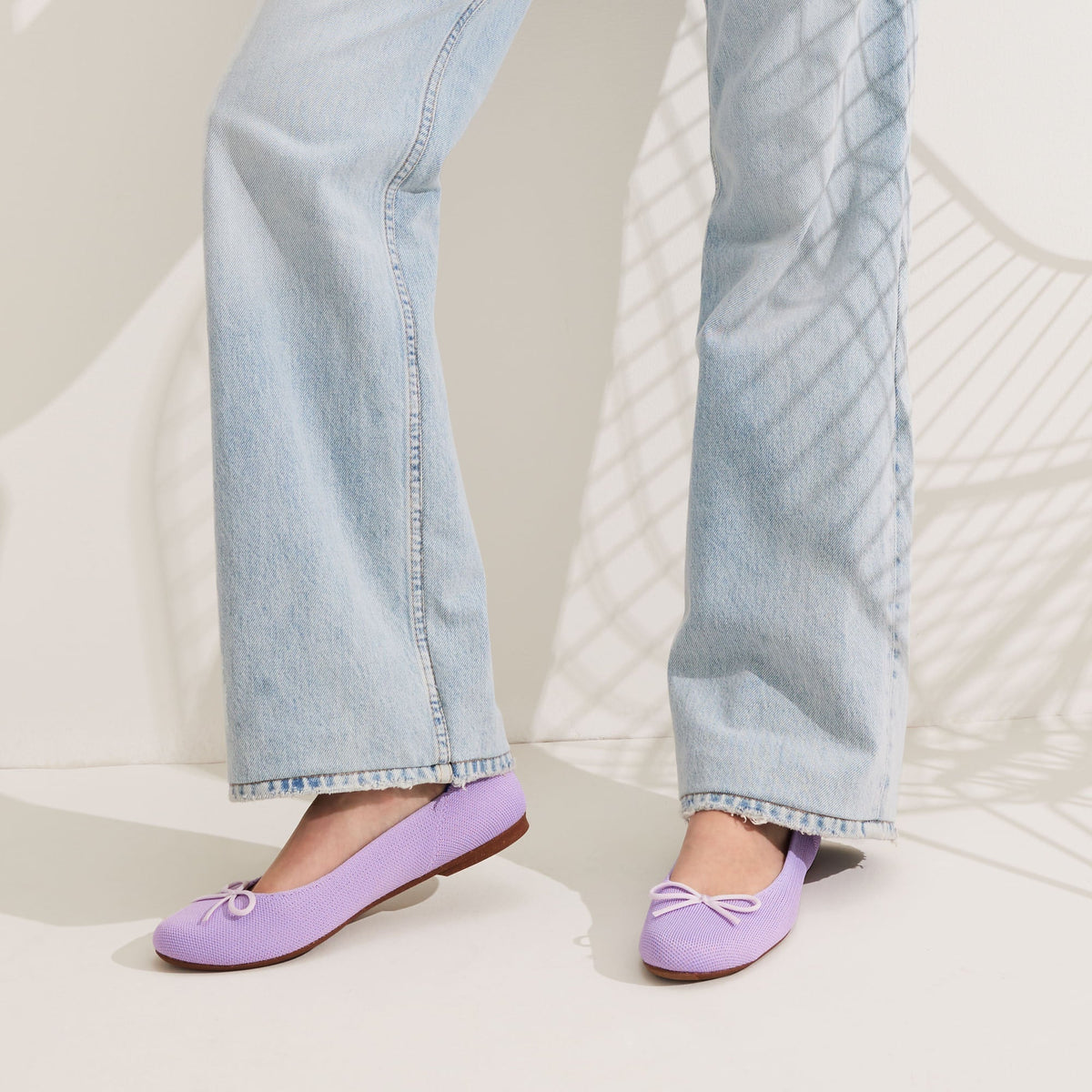 The Ballet Flat in Bellflower | Women's Shoes | Rothy's