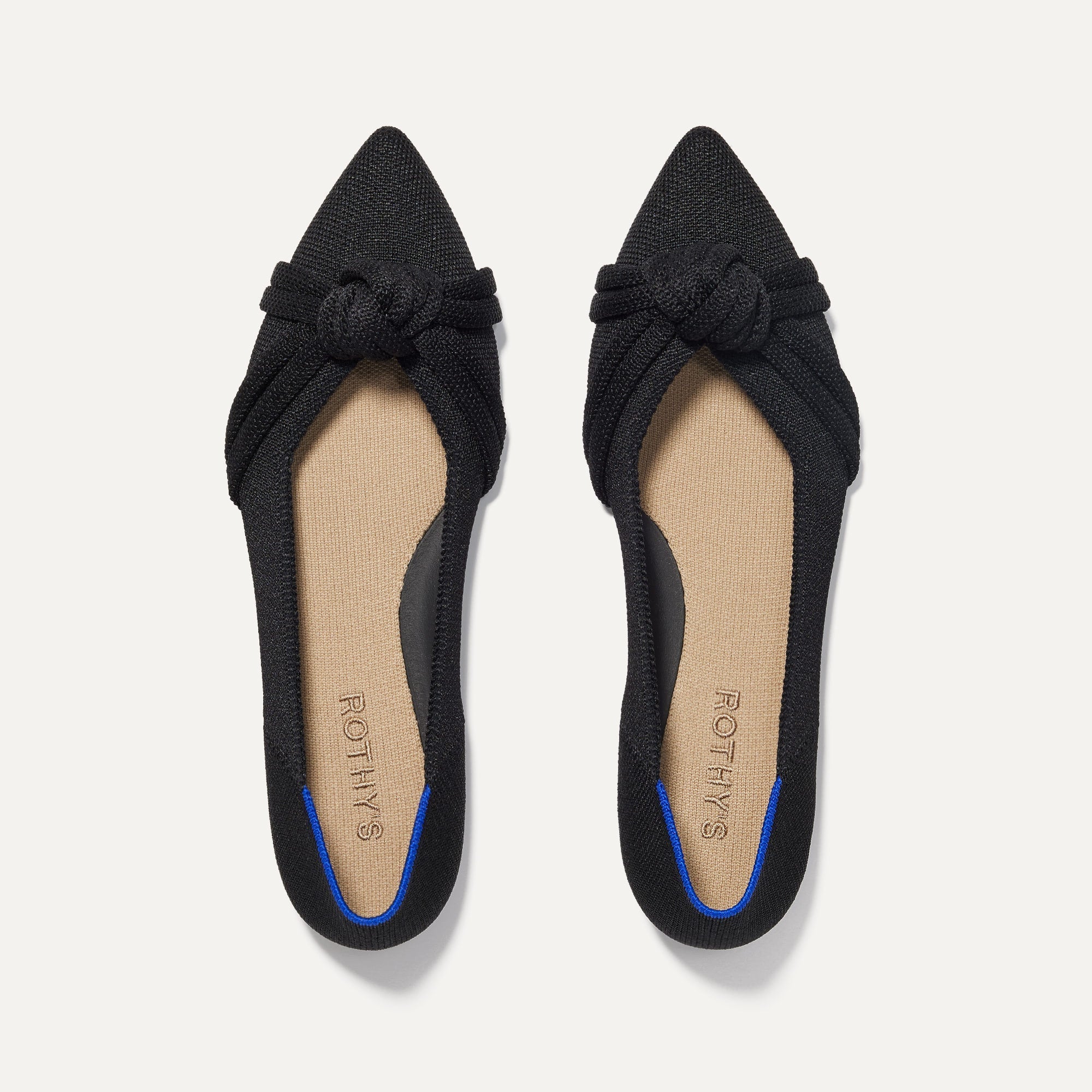 The Knot Point II in Black | Women's Flats | Rothy's