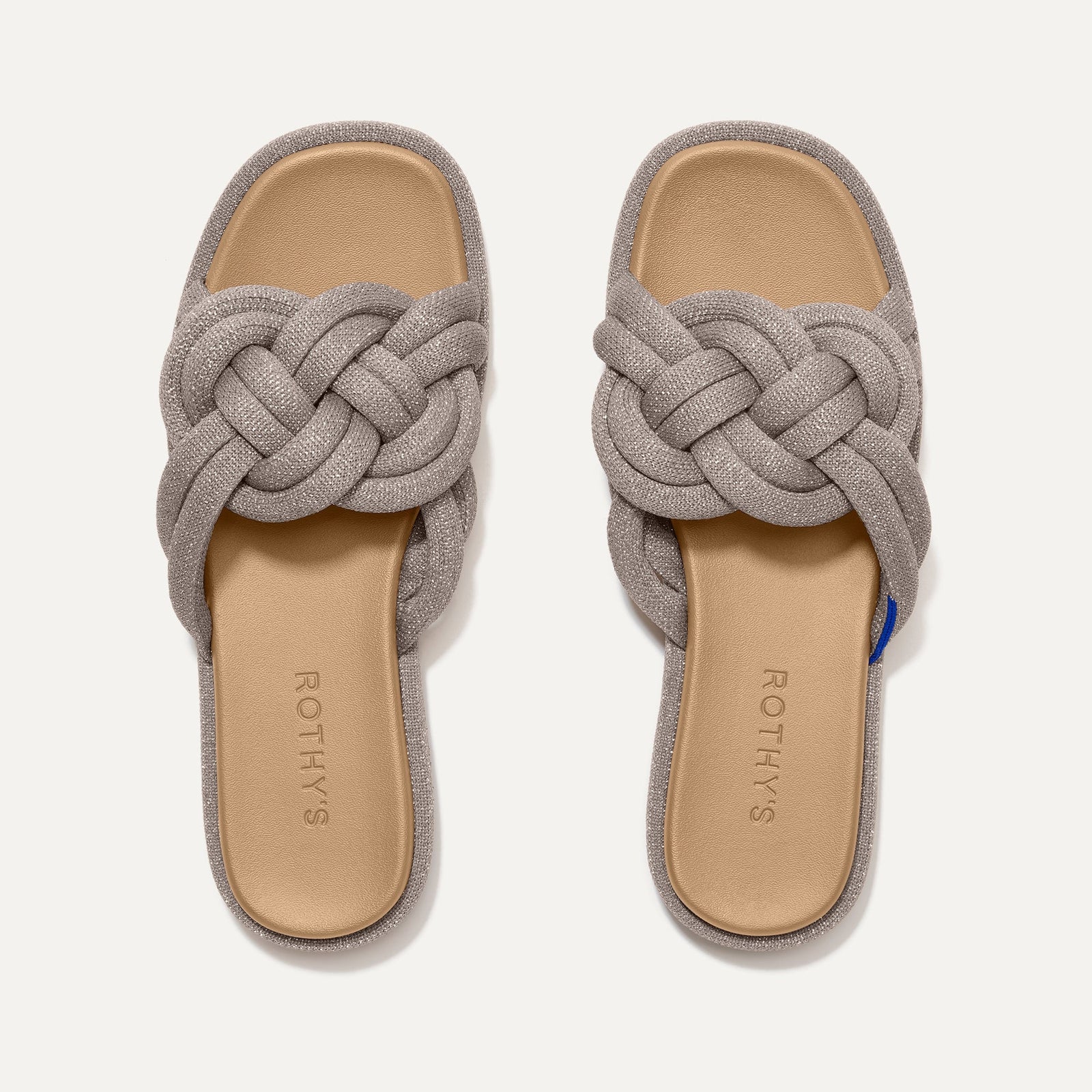 The Summer Sandal in Silver | Women's Sandals | Rothy's