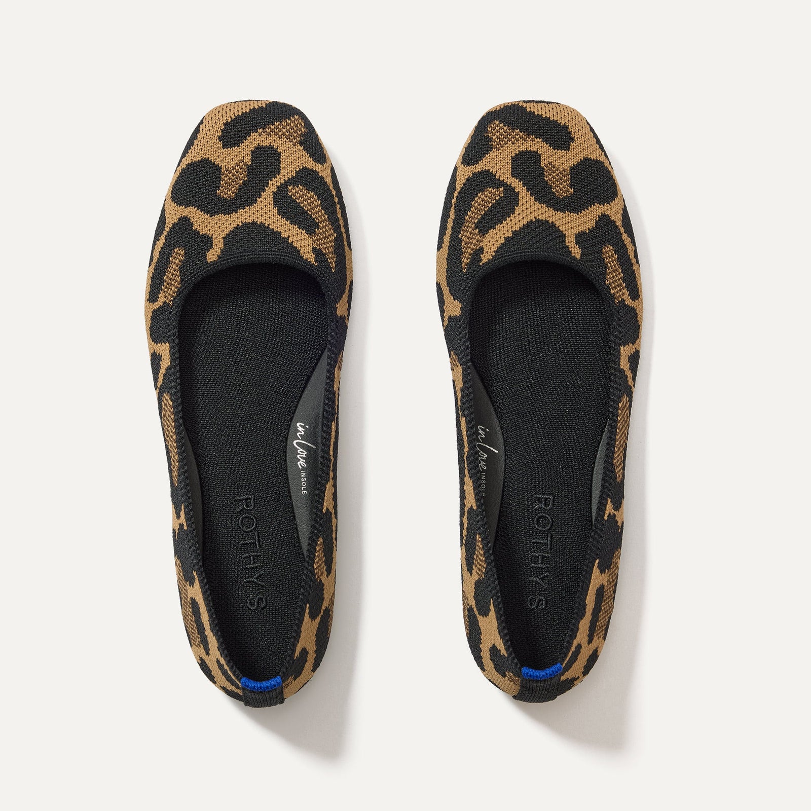 The Max Square in Amber Cat | Women's Flats | Rothy's