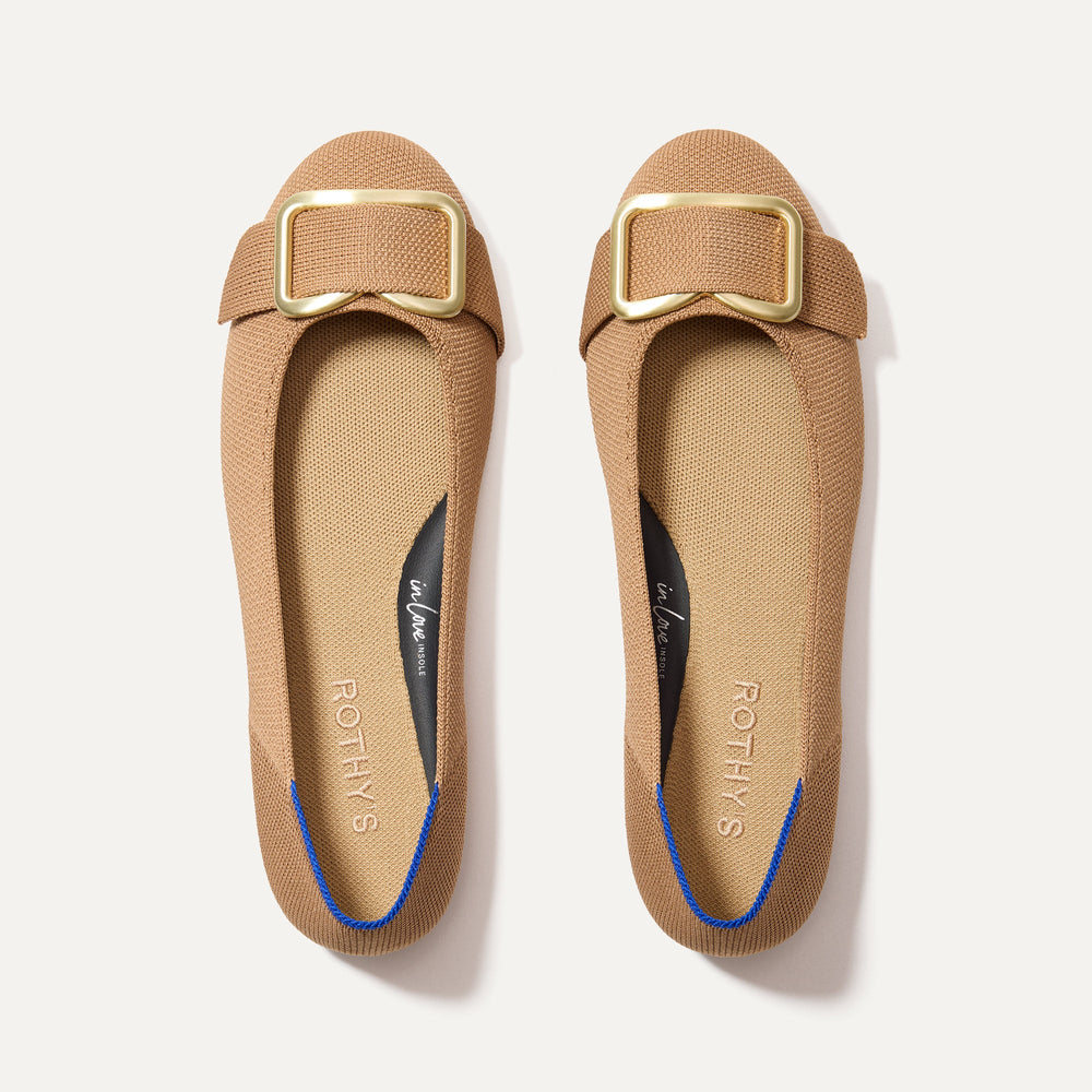 The Emblem Ballet Flat in Wren | Women's Flats | Rothy's