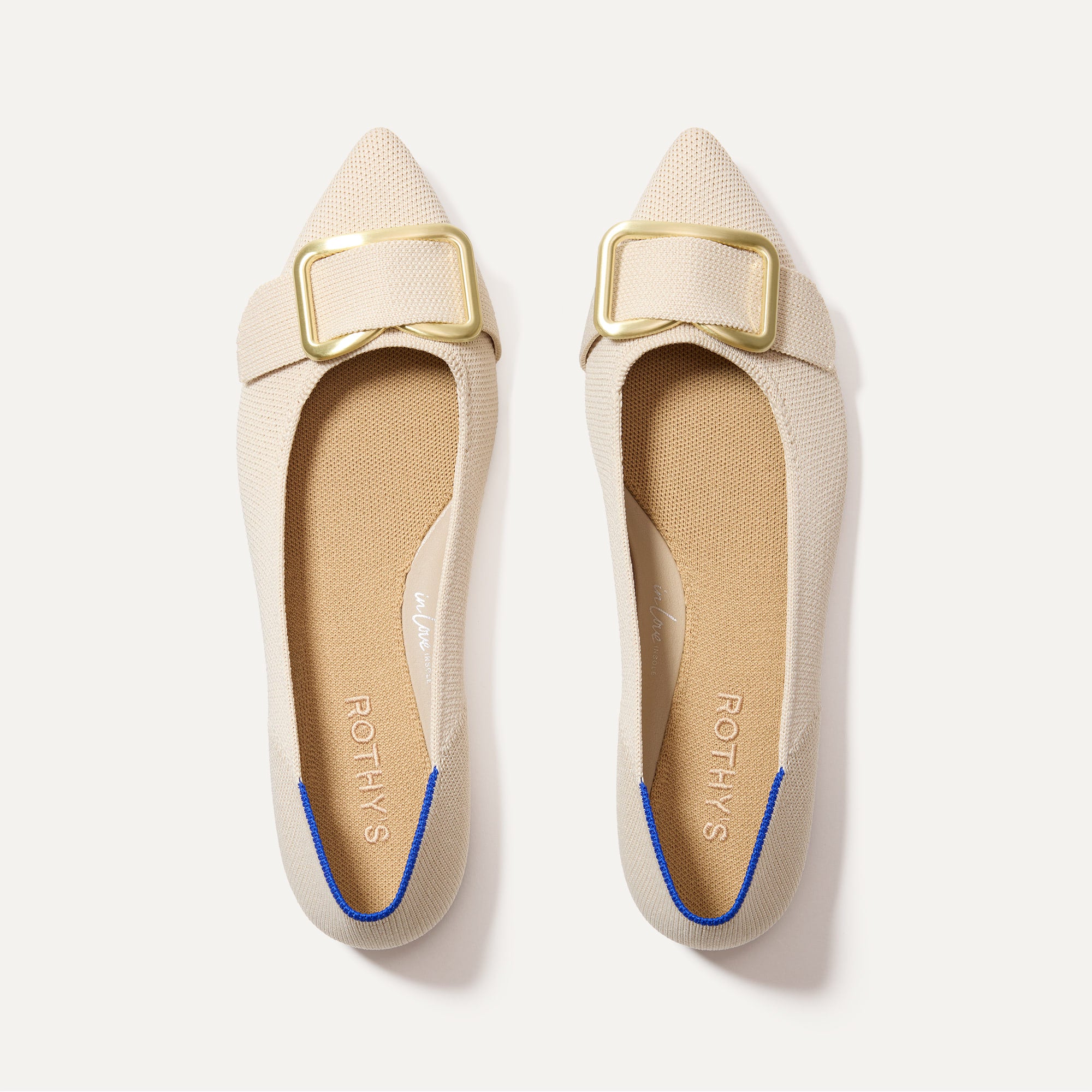 The Emblem Point II in Conch | Women's Flats | Rothy's