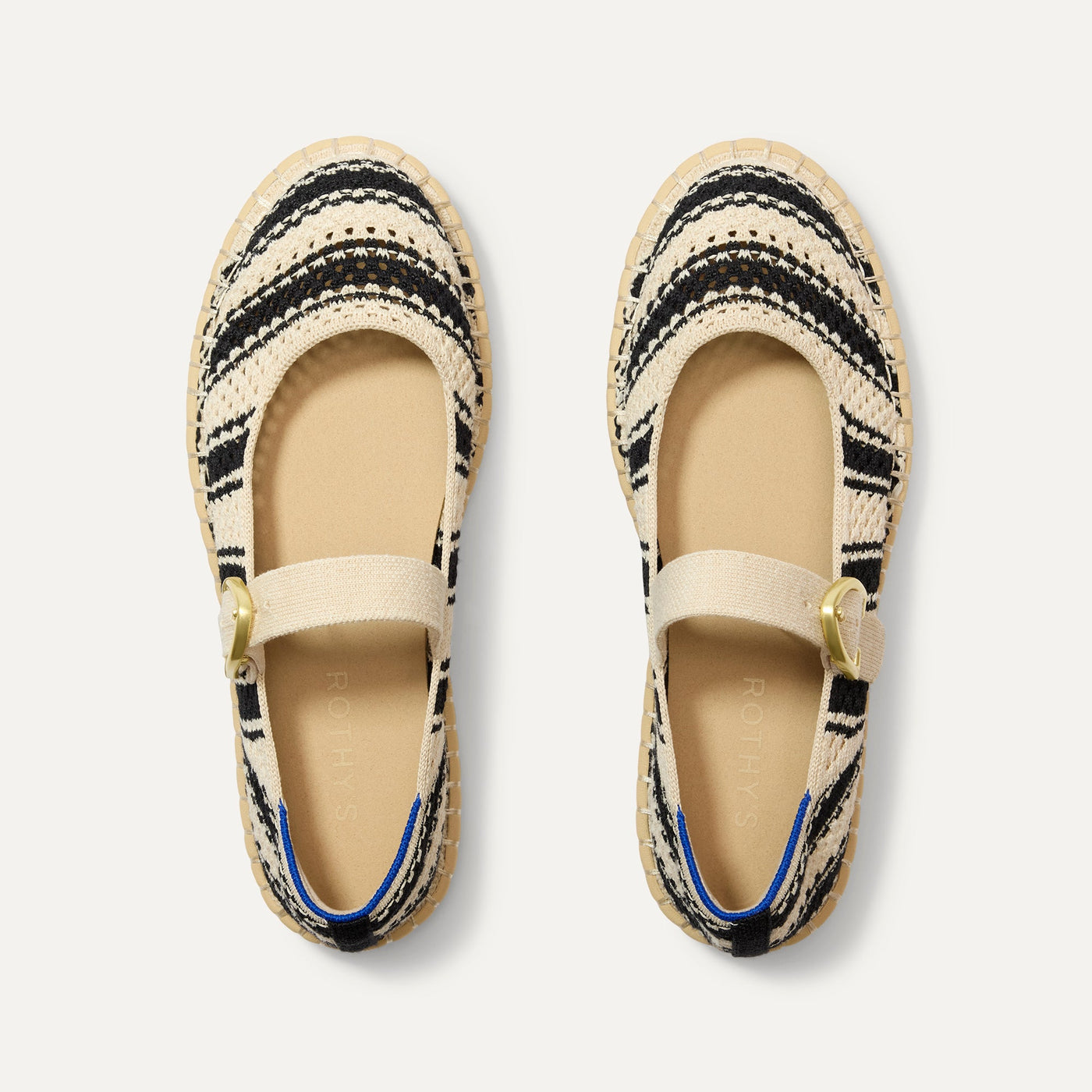 The Espadrille Mary Jane in Compass Stripe | Rothy's