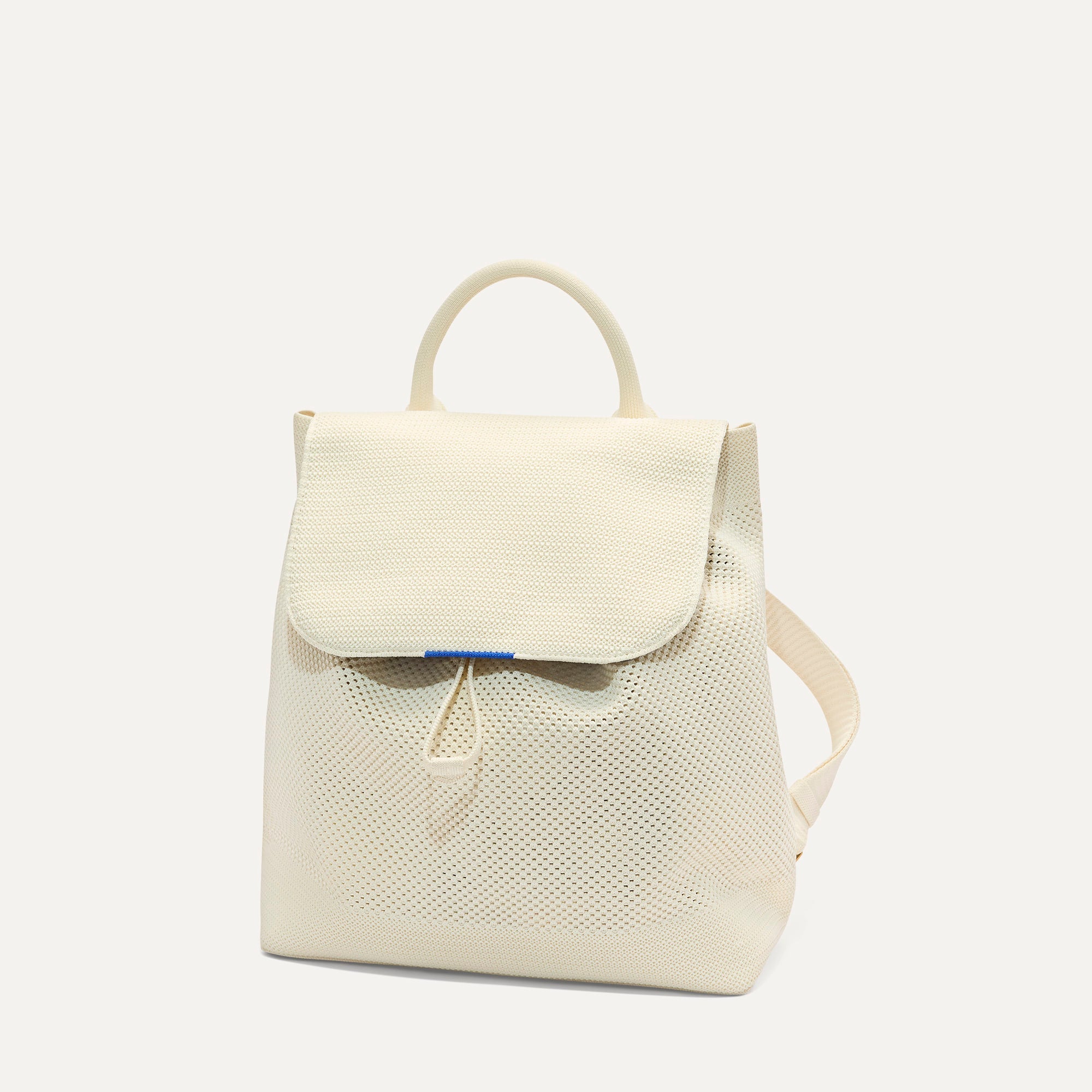 The Cinch Backpack in Coconut Crochet | Rothy's