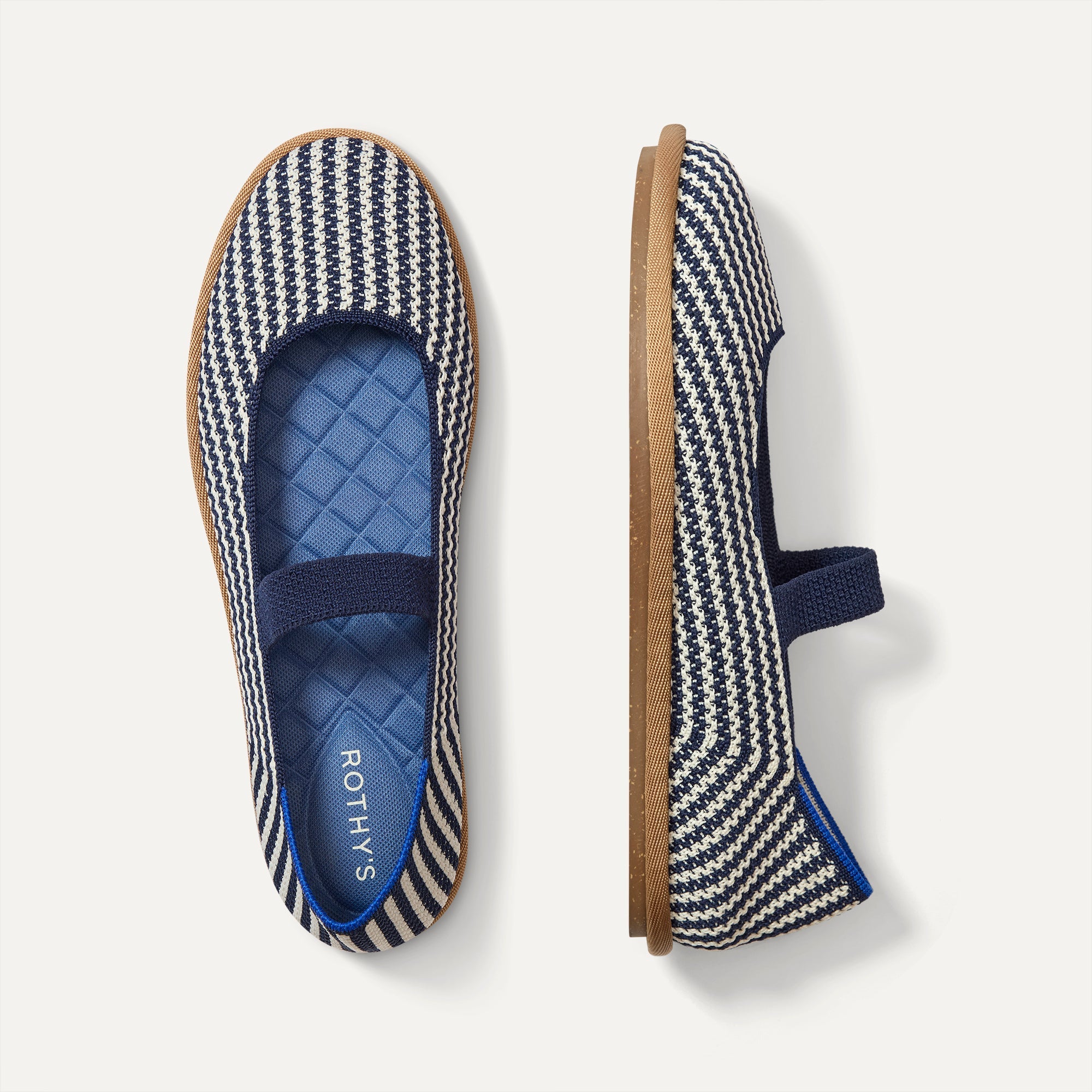 Women's Cruiser Mary Jane in Blackberry Stripe | Rothy's