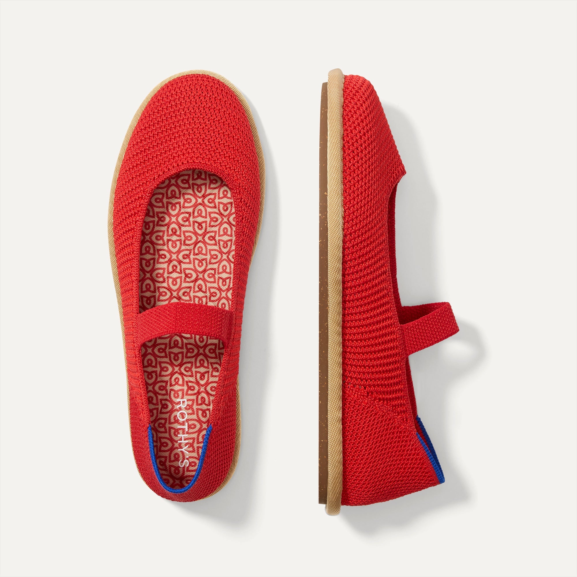 Women's Cruiser Mary Jane in Poppy Raffia-Knit | Rothy's