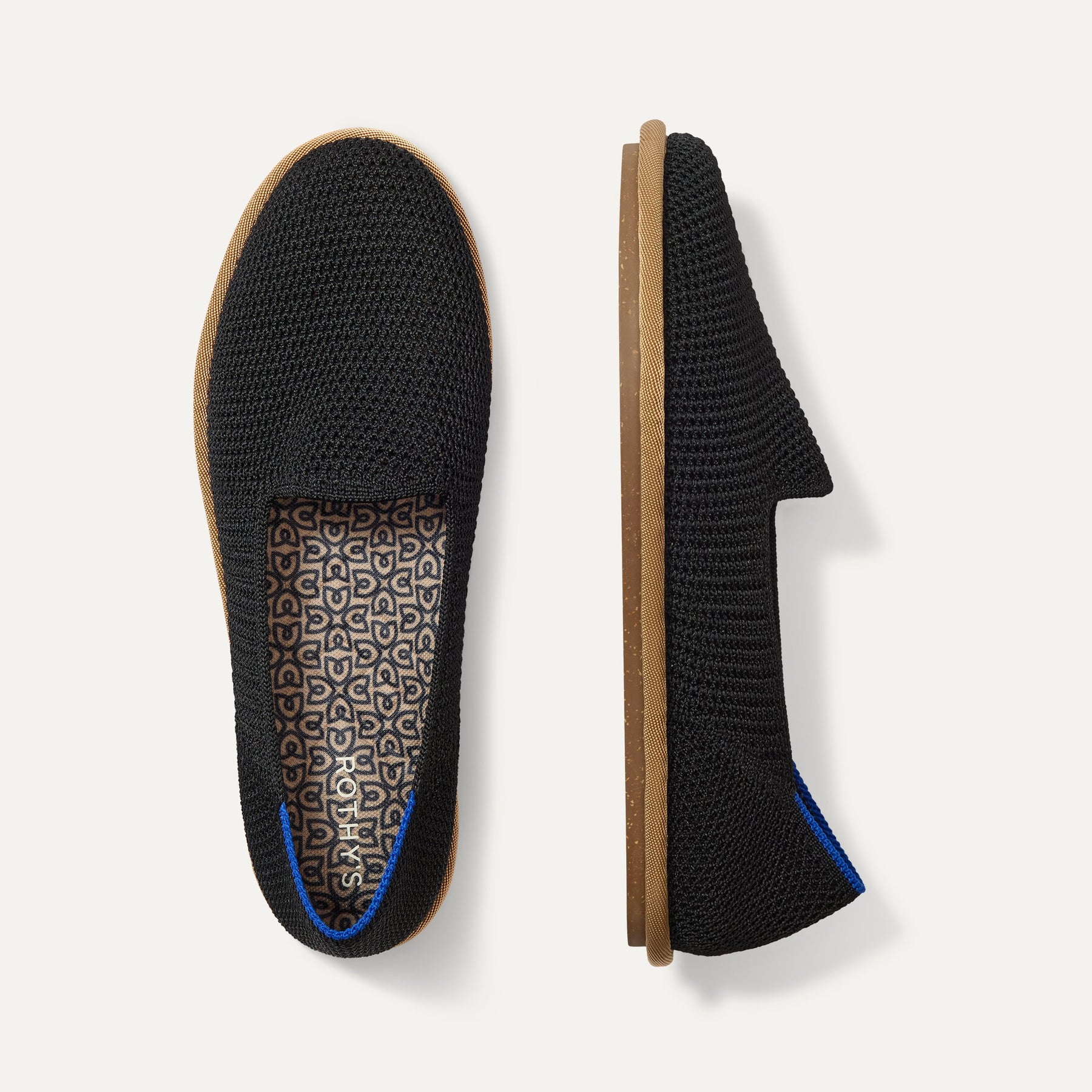 Women's Cruiser Loafer in Black Raffia-Knit | Rothy's