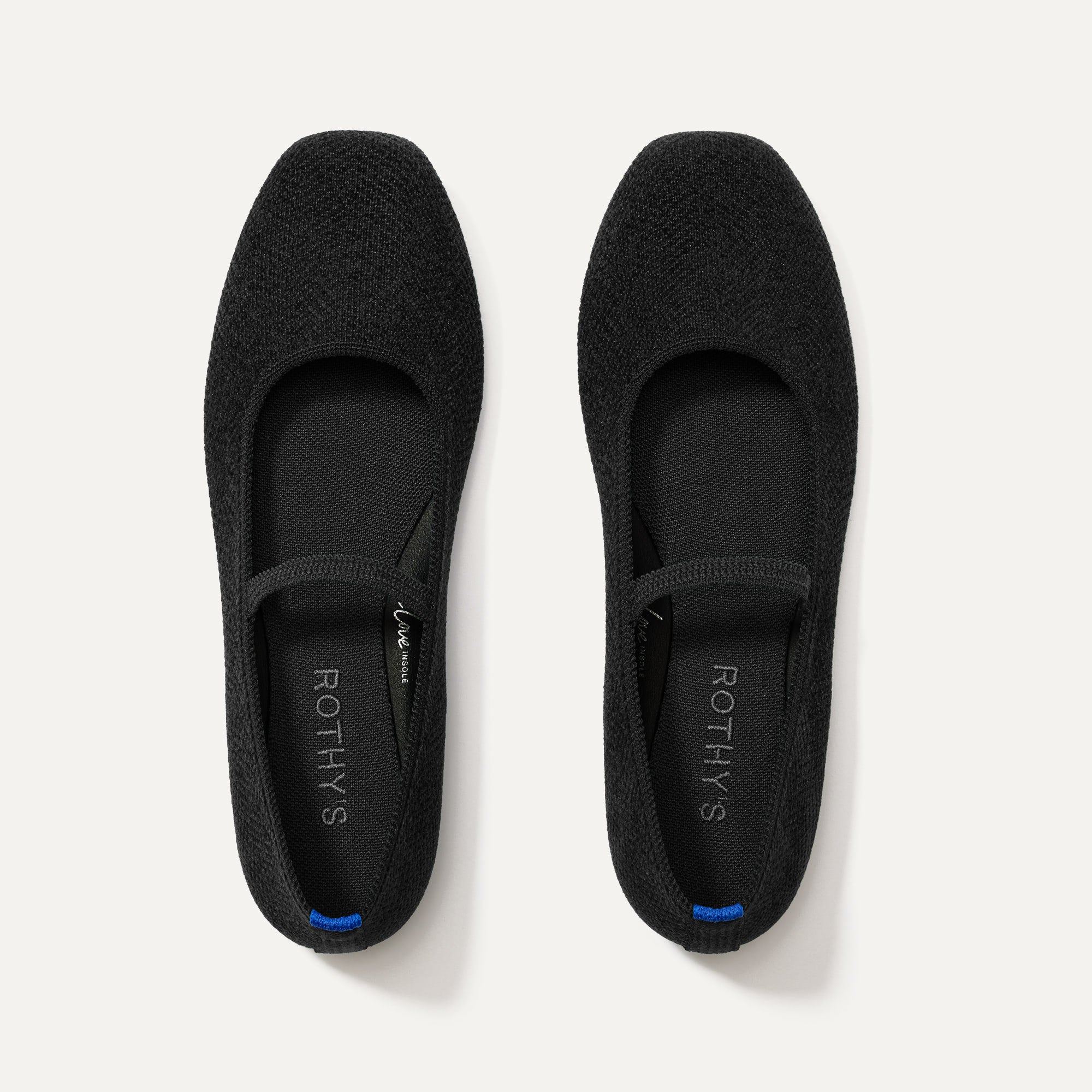 The ReVelvet™ Max Square Mary Jane in ReVelvet™ Black | Rothy's