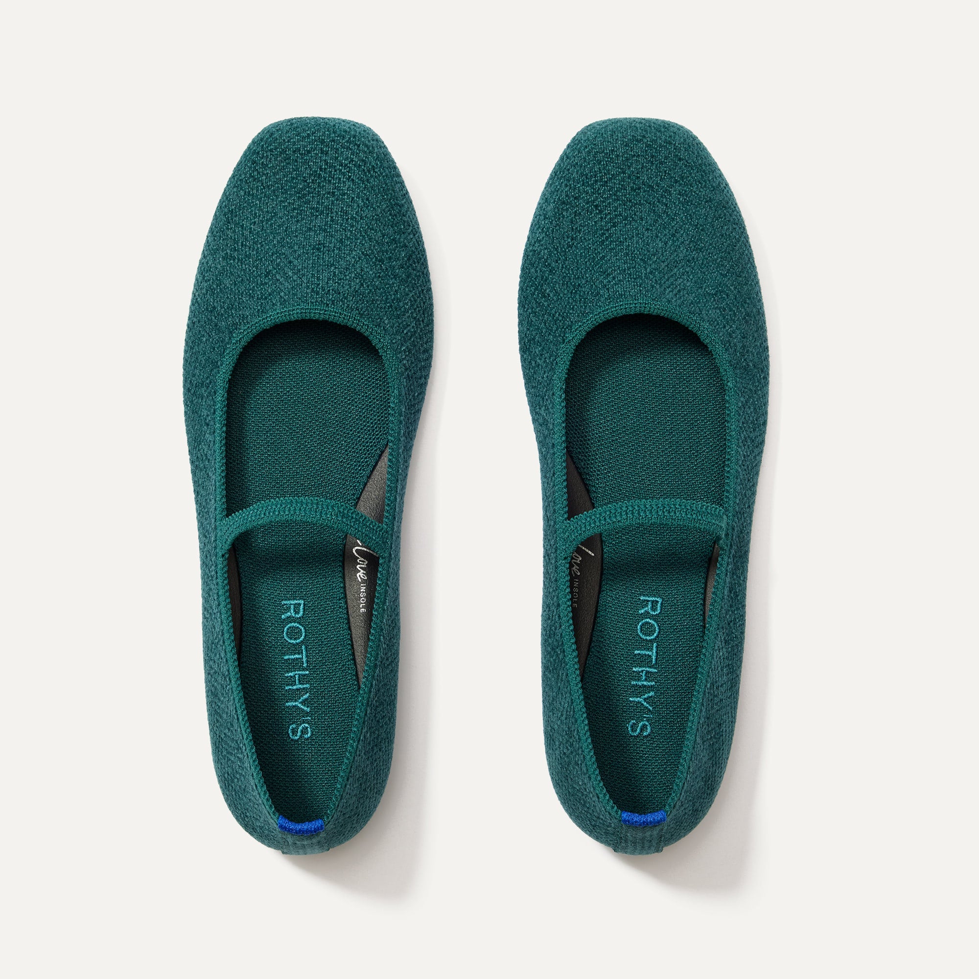 The ReVelvet™ Max Square Mary Jane in ReVelvet™ Everglade | Rothy's