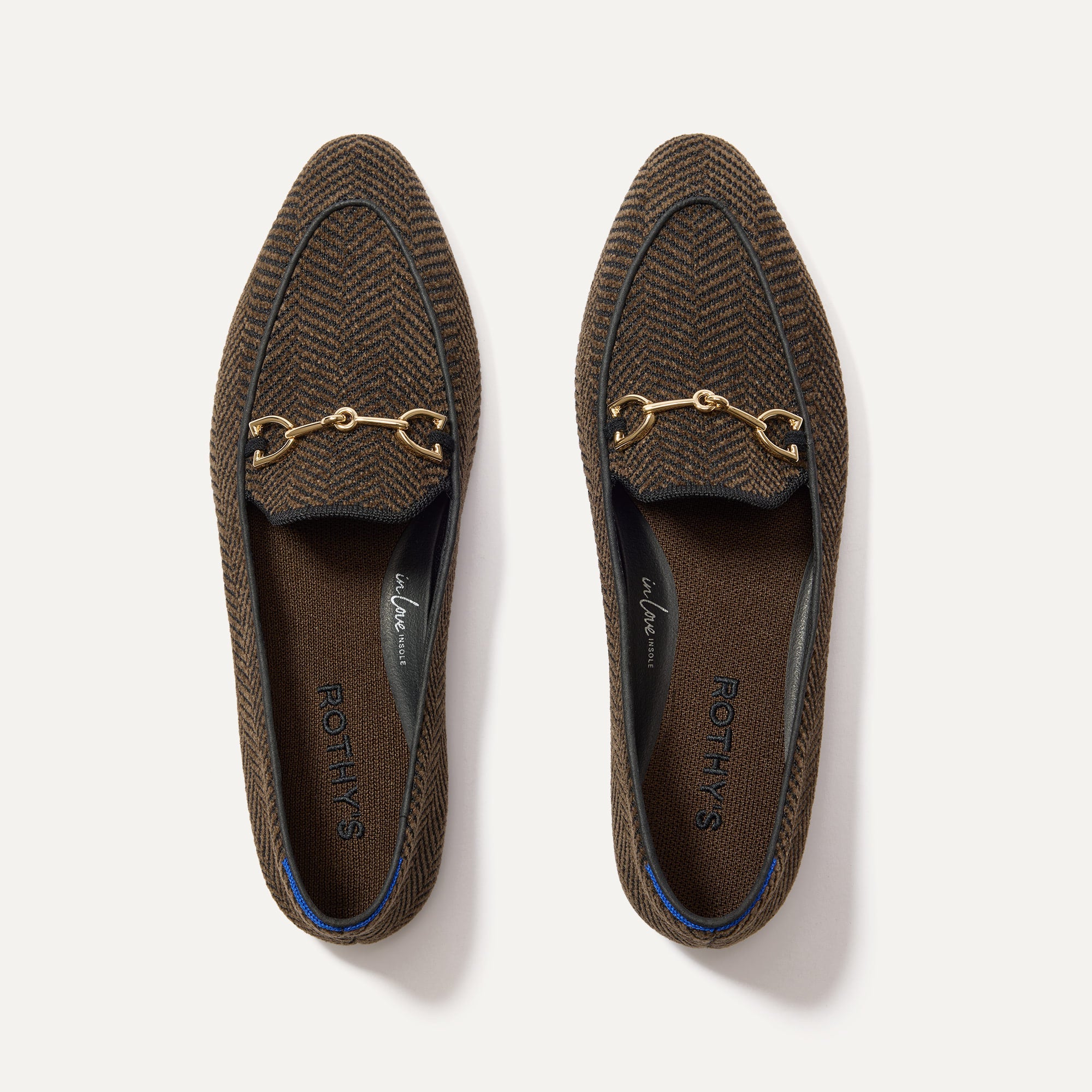 Women's ReVelvet™ Double Bit Loafer in ReVelvet™ Dark Herringbone | Rothy's