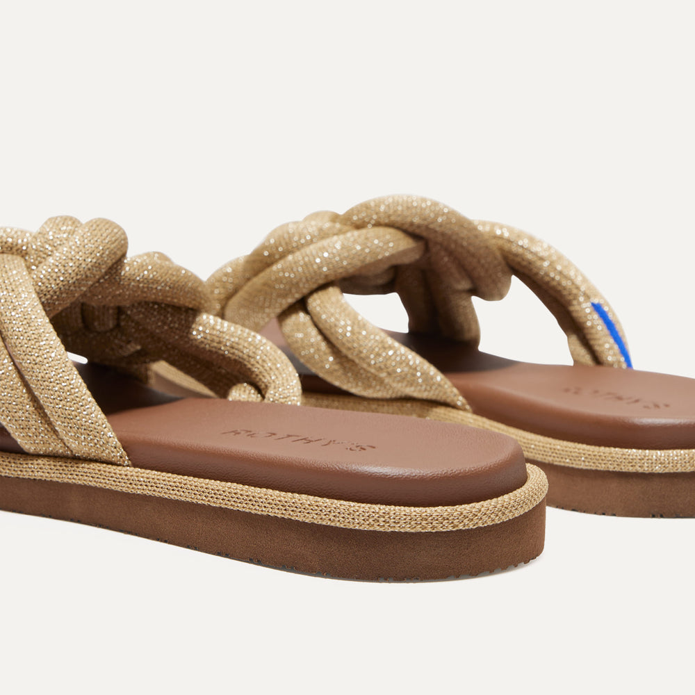The Summer Sandal in Golden Sun | Women's Sandals | Rothy's