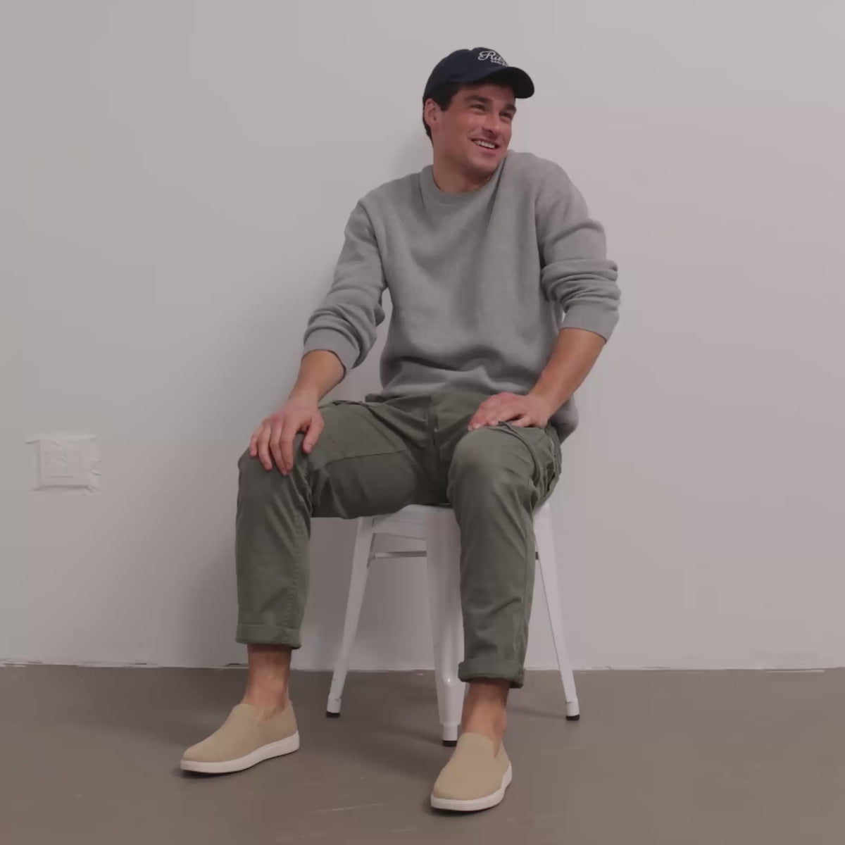 The Ravello Slip On Sneaker in Wheat | Rothy's